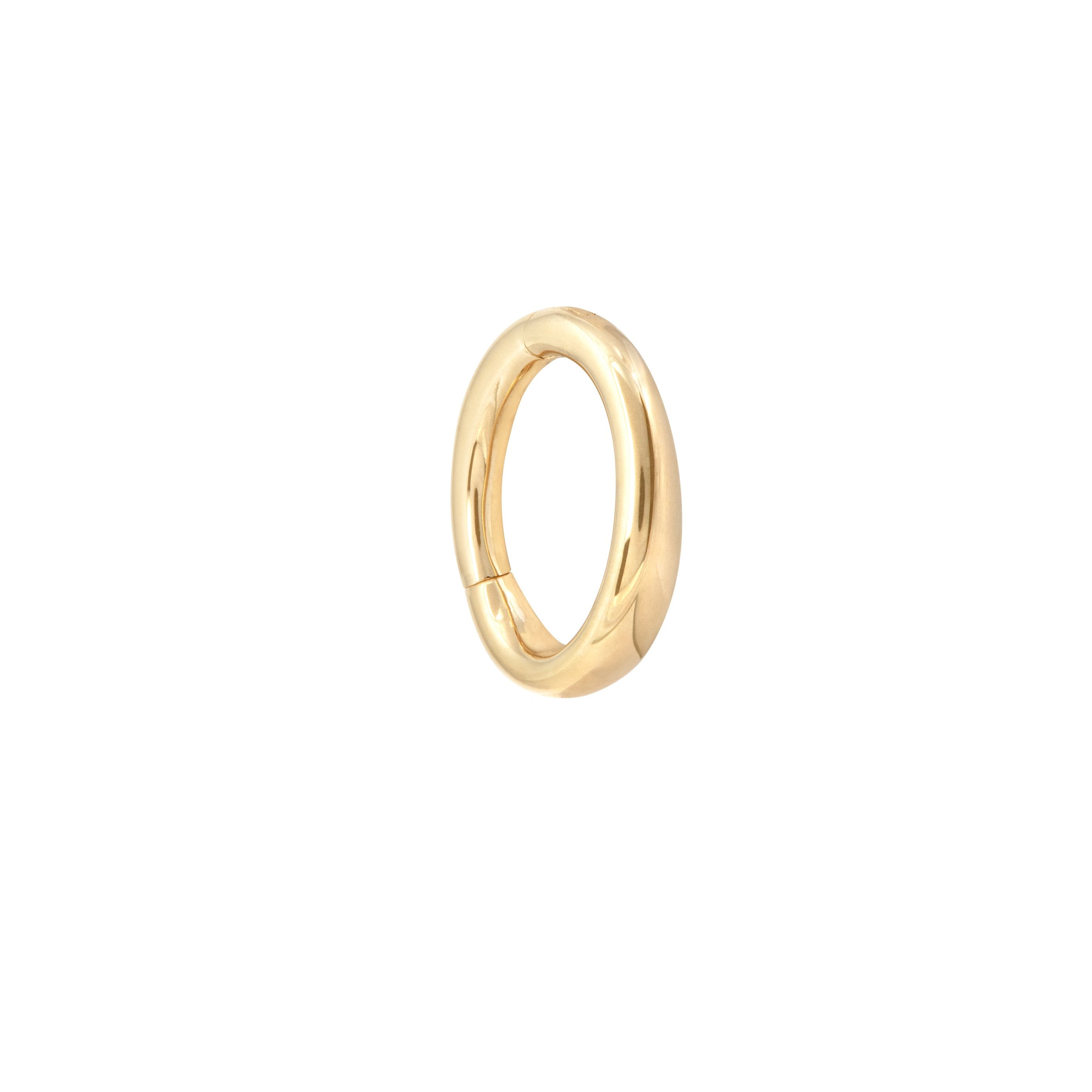 Solid Gold Graduated Rook Hoop | Astrid & Miyu Earrings